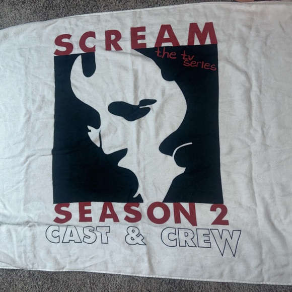 Other | Official Scream Tv Series Cast Crew Towel | Poshmark
